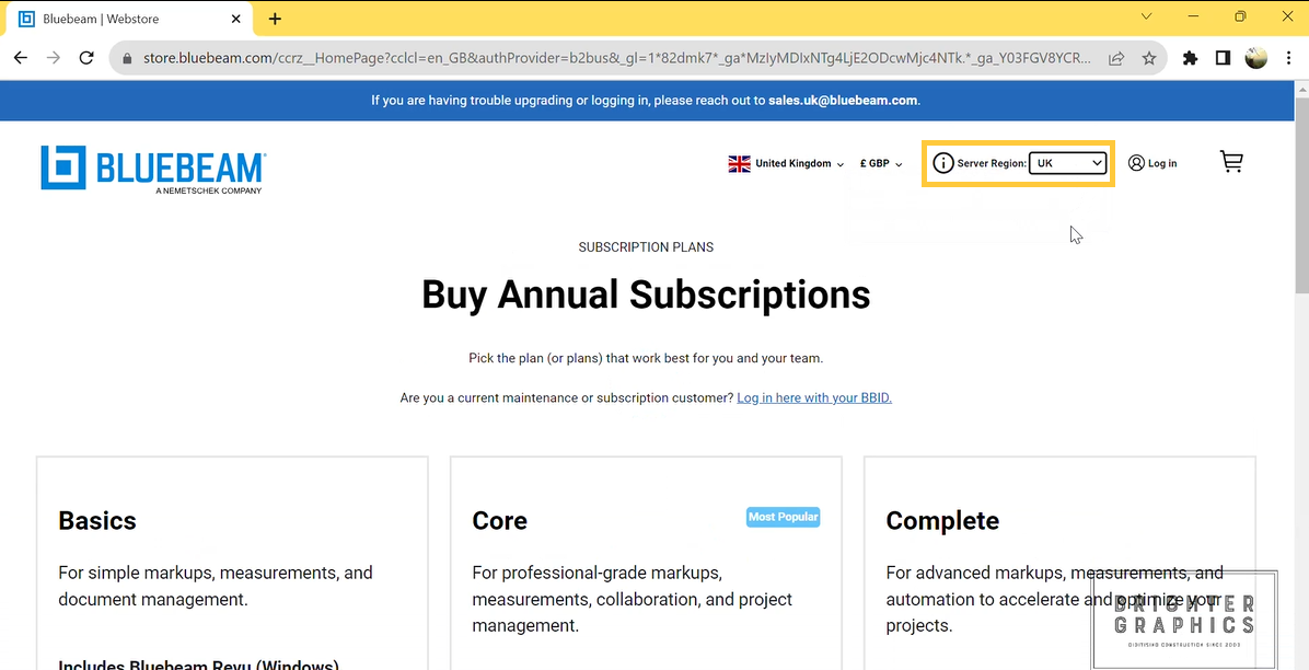 Bluebeam Subscription Upgrade Guide