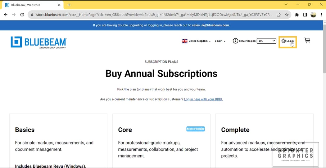 Bluebeam Subscription Upgrade Guide