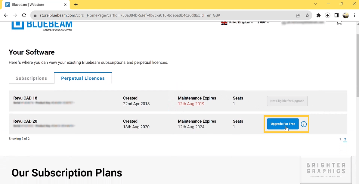 Bluebeam Subscription Upgrade Guide
