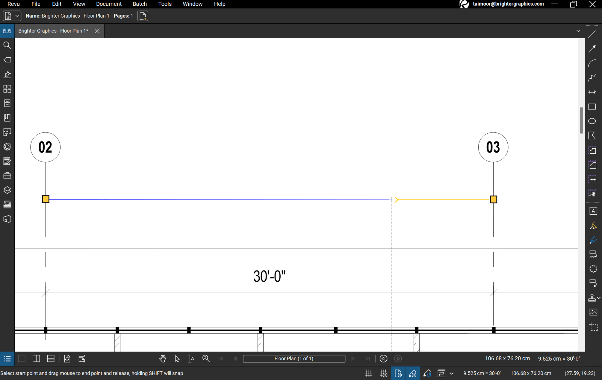 How to Calibrate the Scale of a Drawing in Bluebeam Revu