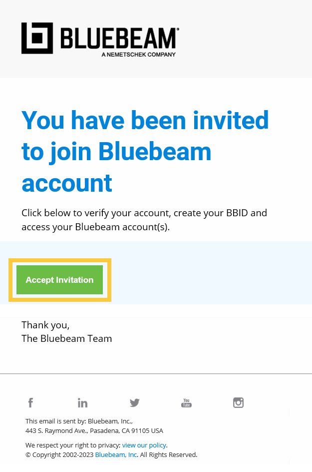 Create BBID from Org Admin Invitation | Brighter Graphics