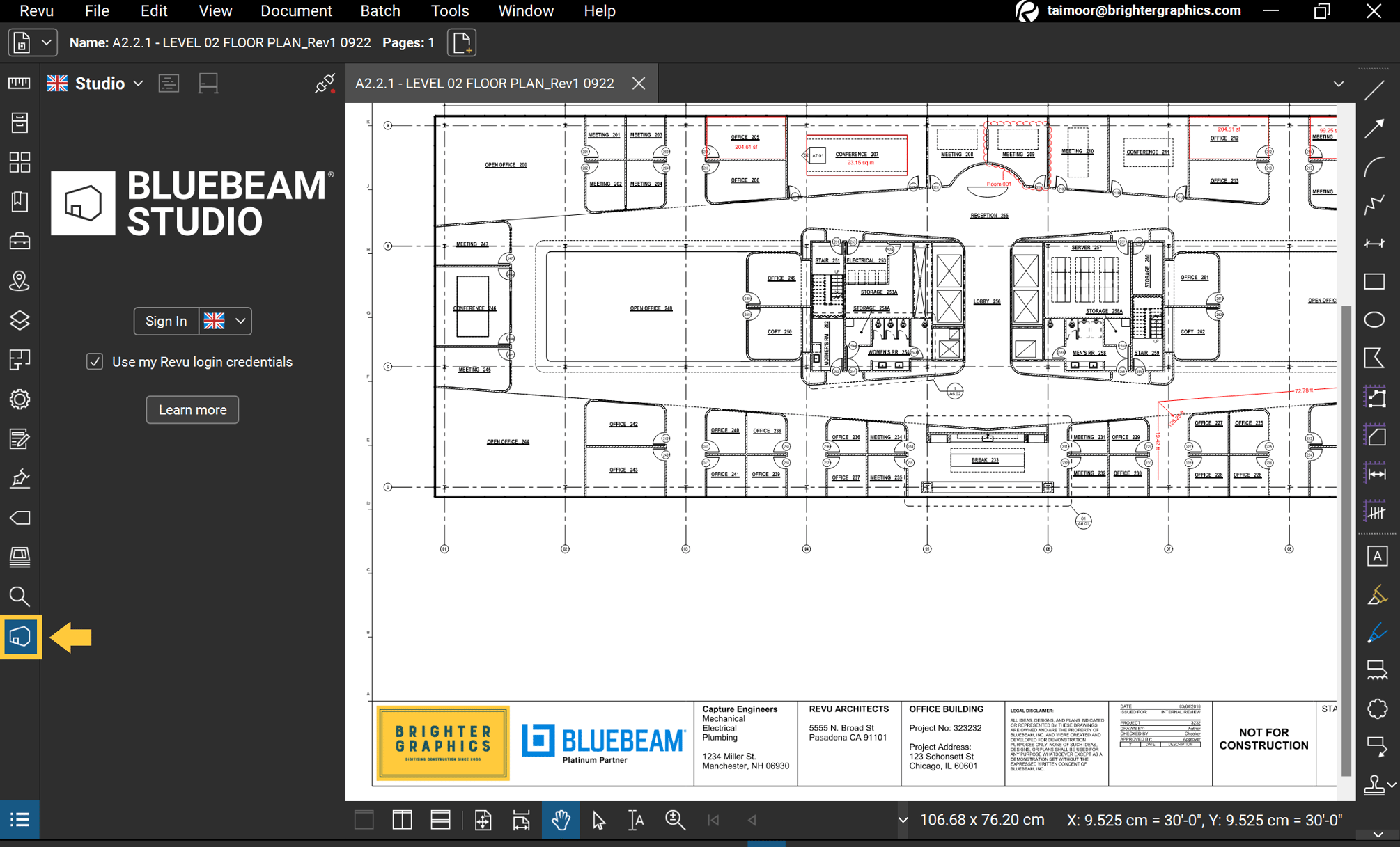 How to Use Studio in Bluebeam Revu