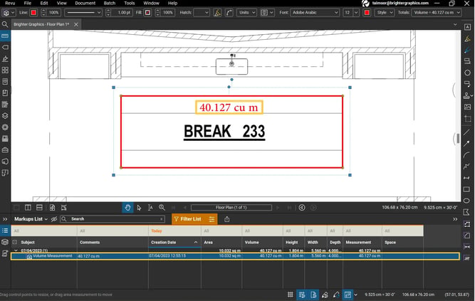 How to Use Volume Measurement in Bluebeam Revu