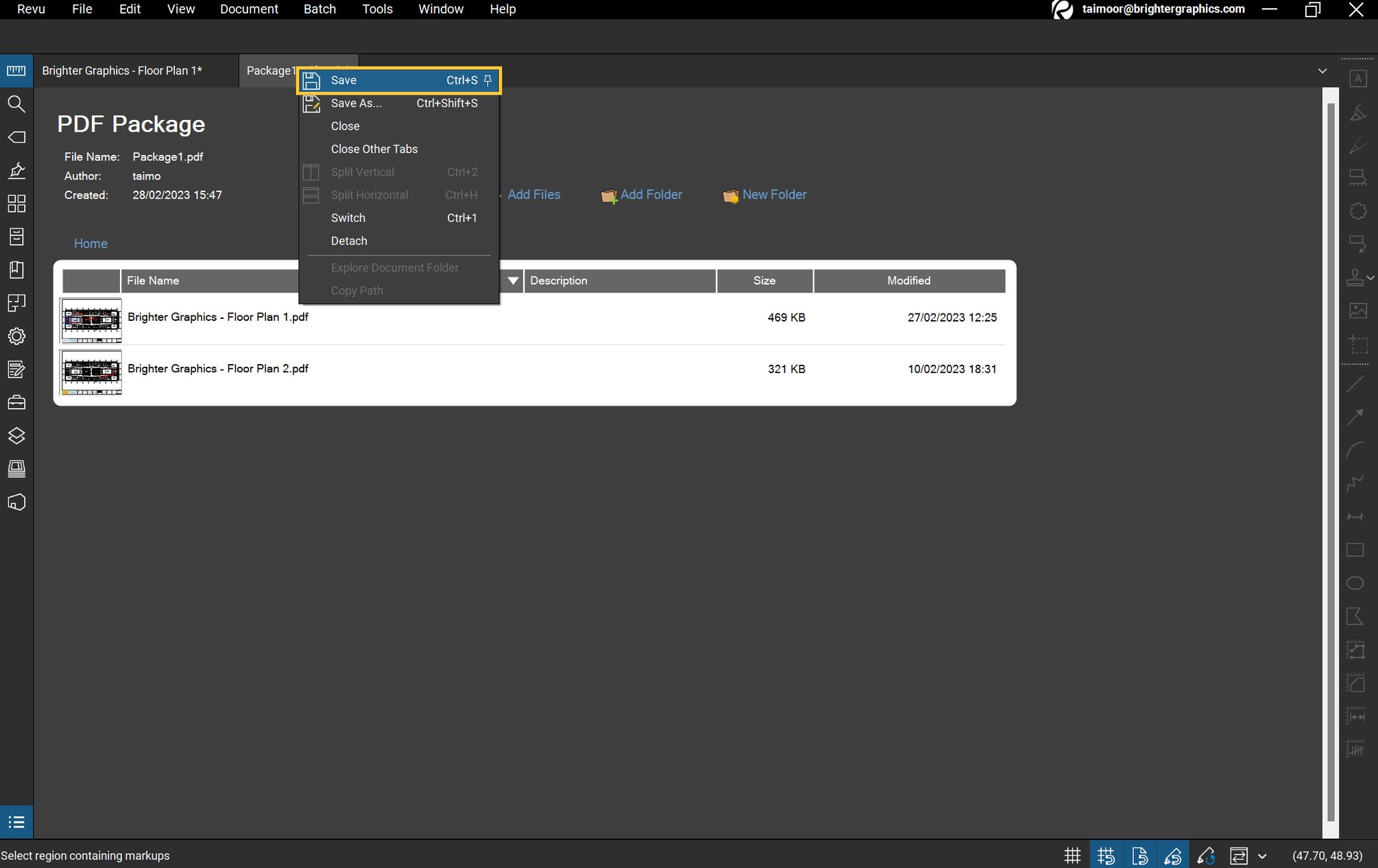 How to Create PDF Packages in Bluebeam Revu