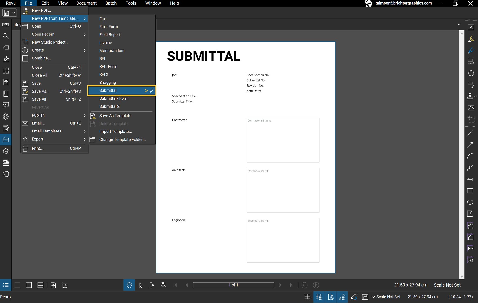 How to Create PDFs in Bluebeam Revu