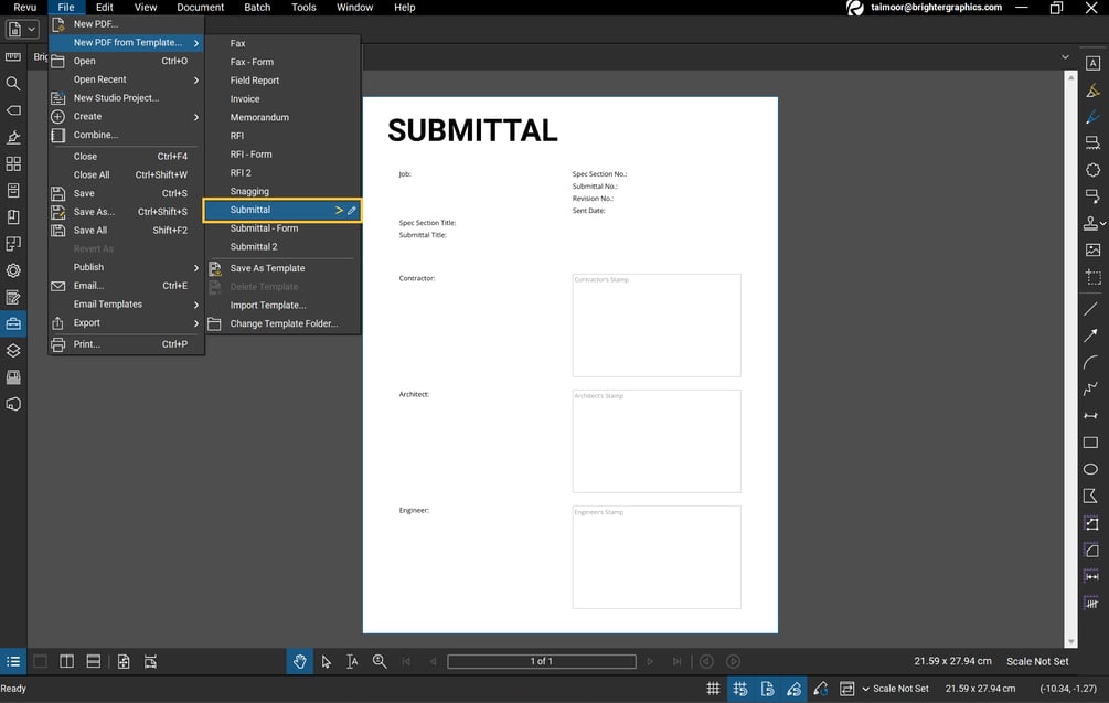 How to Create PDFs in Bluebeam Revu
