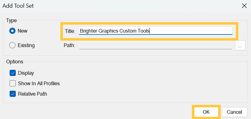 How to Create a Customised Tool Set in Bluebeam | Brighter Graphics