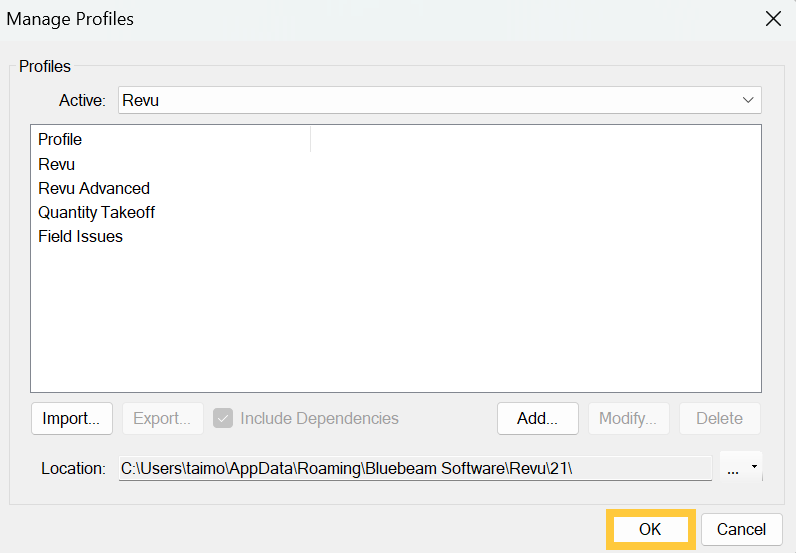 How To Customise & Use Profiles in Bluebeam Revu