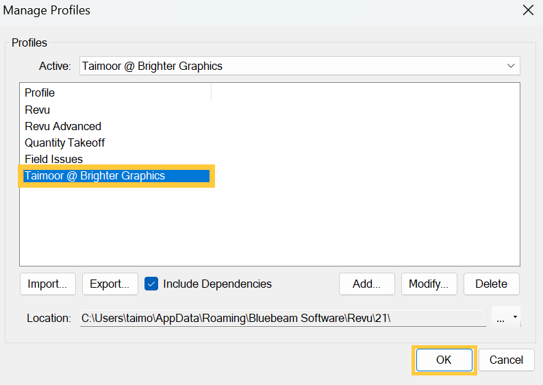 How To Customise & Use Profiles in Bluebeam Revu