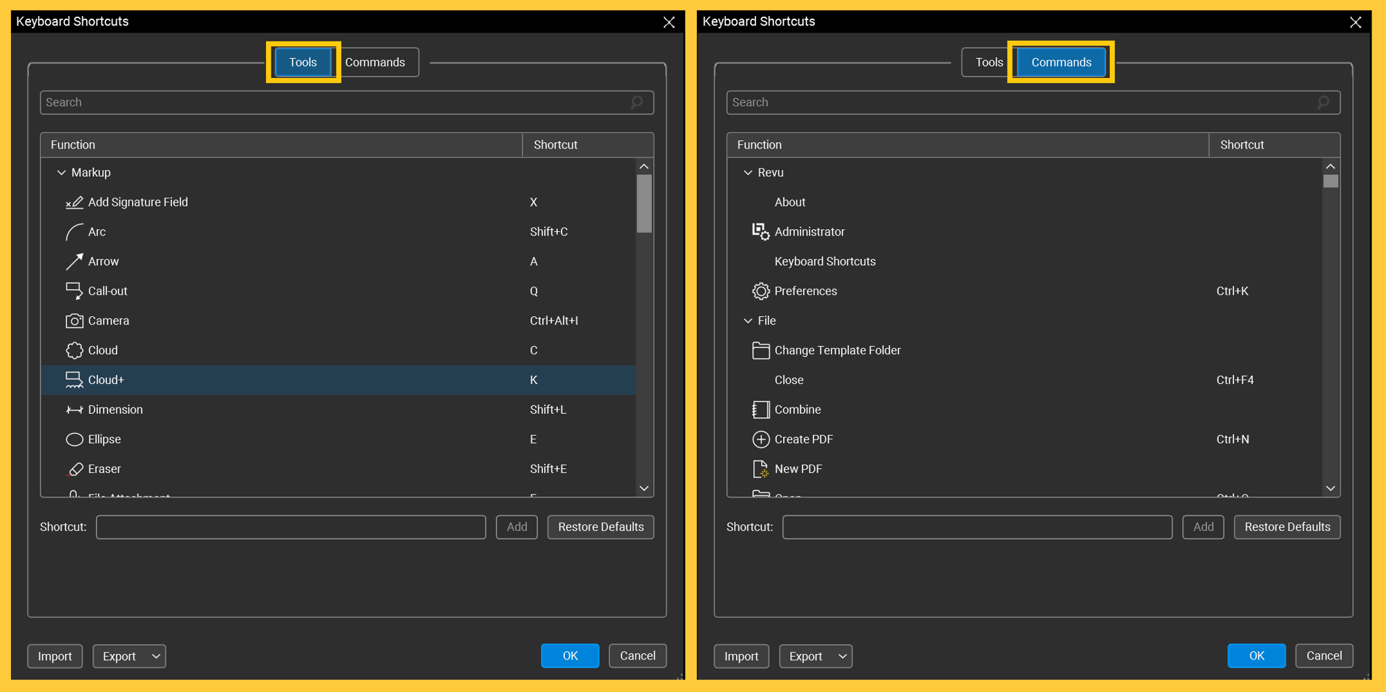 How to Customise Keyboard Shortcuts in Bluebeam Revu