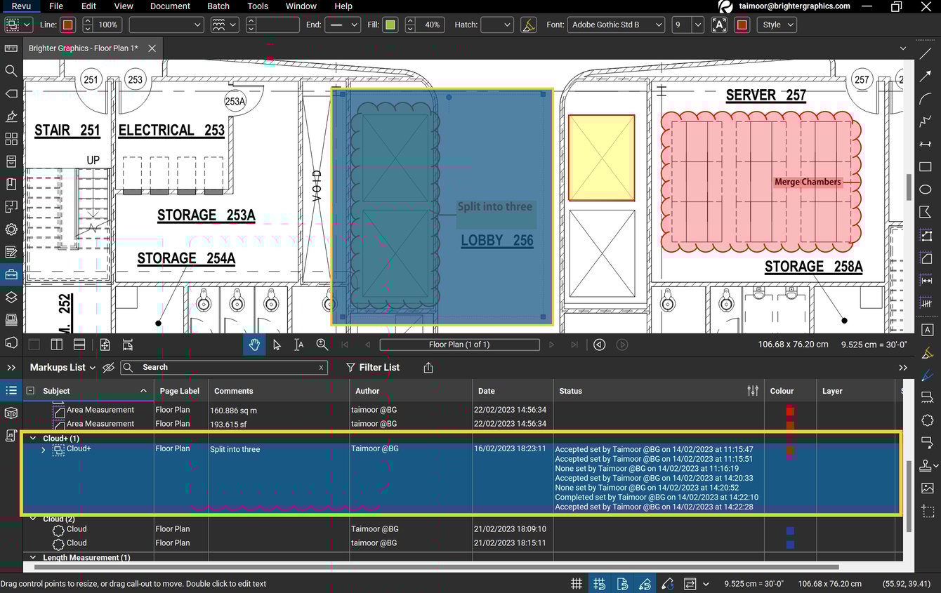How to Edit Markups in Bluebeam Revu
