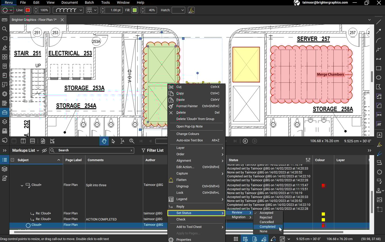 How to Edit Markups in Bluebeam Revu