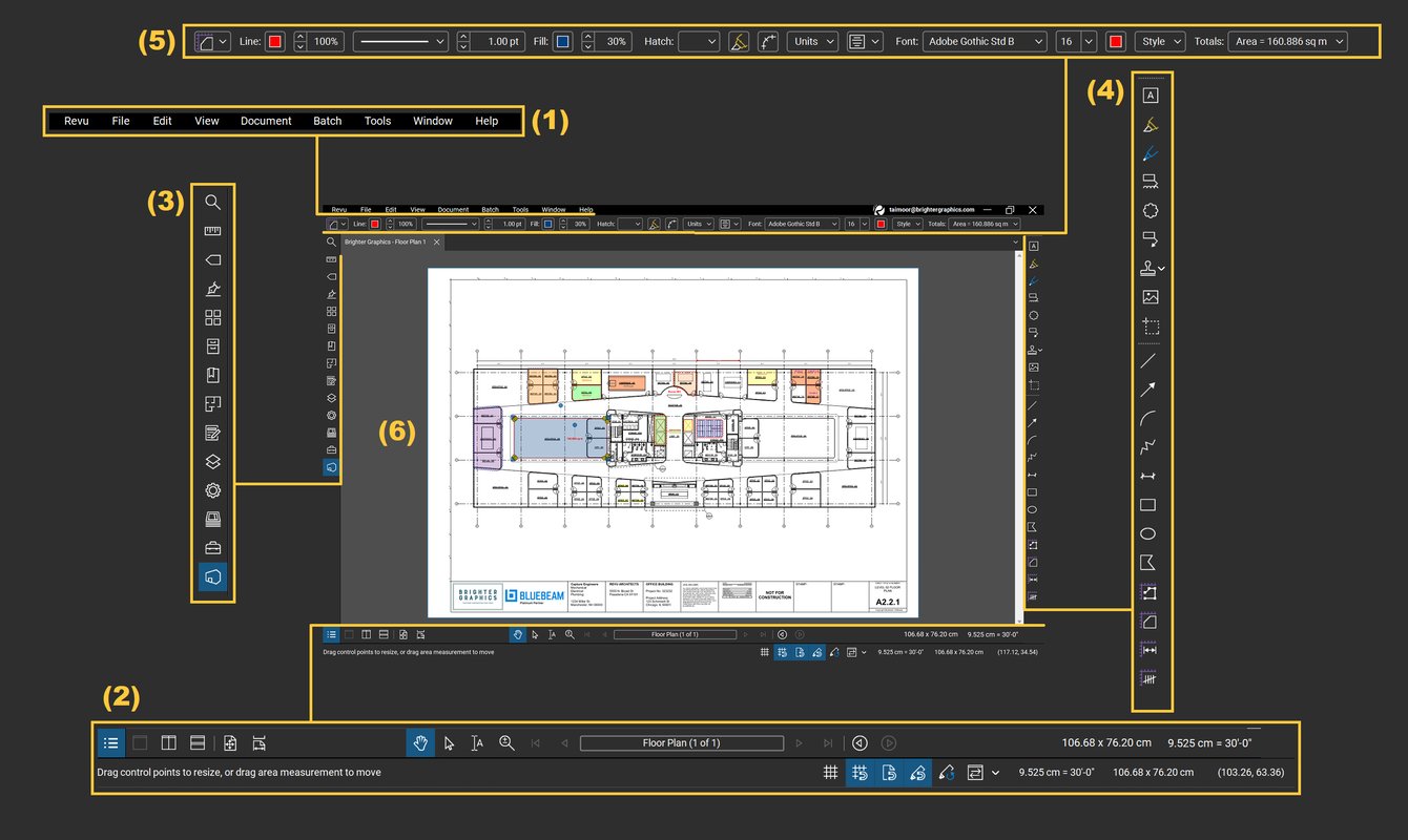 How to Navigate & Use Revu 21 Interface | Brighter Graphics