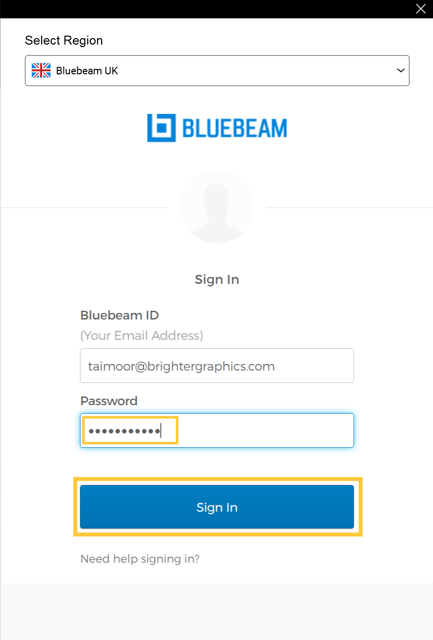 How to Sign in to Revu 21 with your BBID | Brighter Graphics