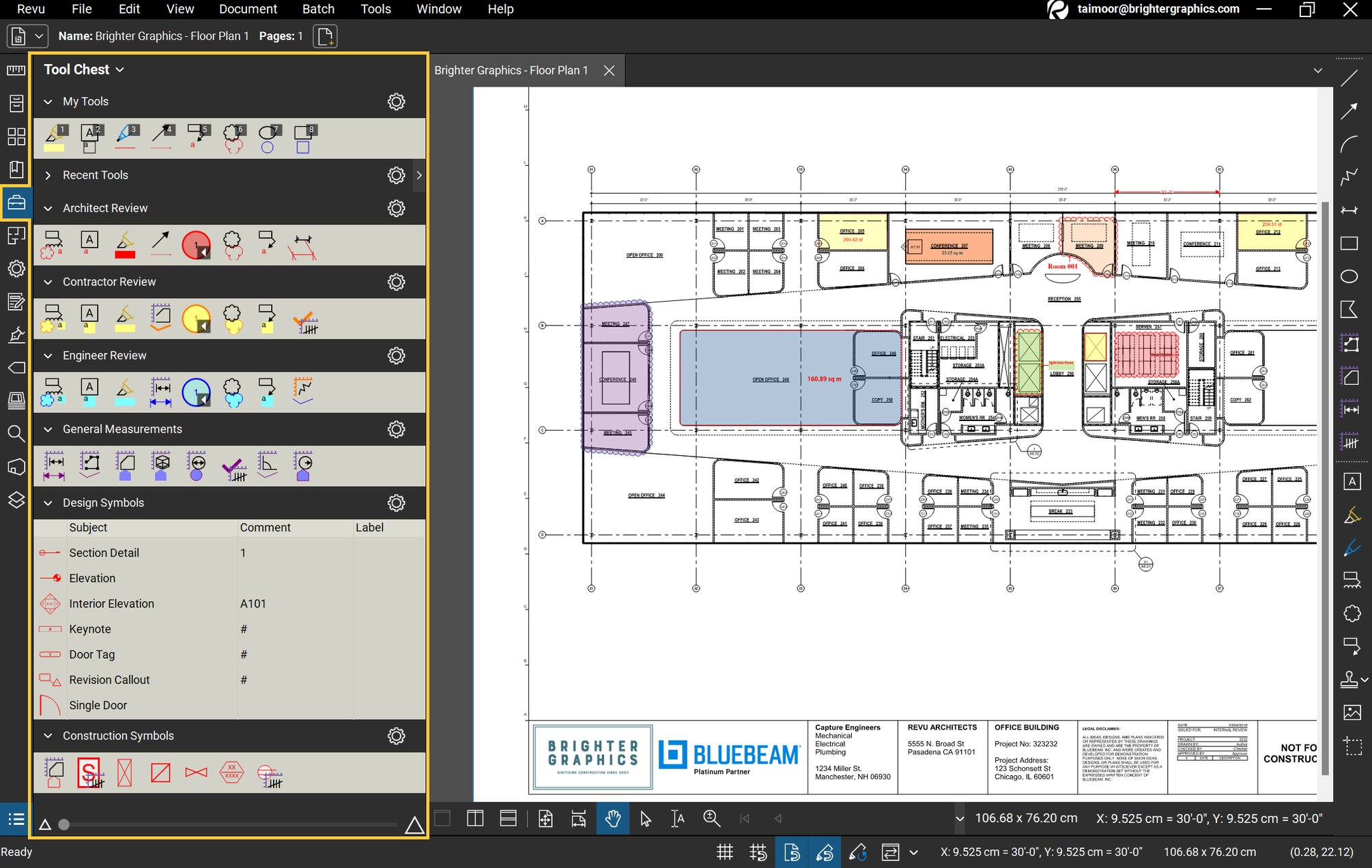 How to Use the Tool Chest in Bluebeam Revu 21