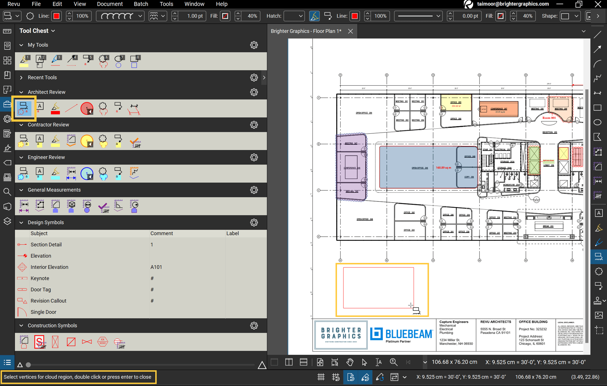 How to Use the Tool Chest in Bluebeam Revu 21