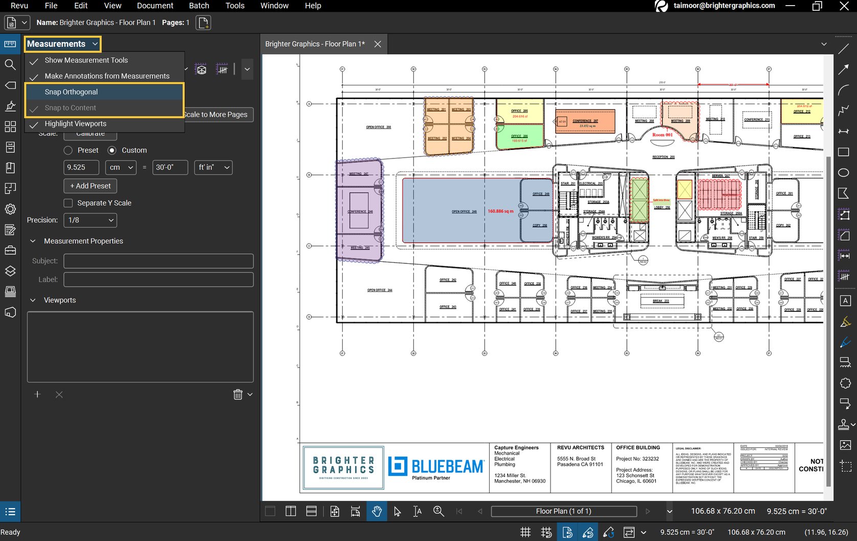 How to Use Snap Feature in Bluebeam Revu