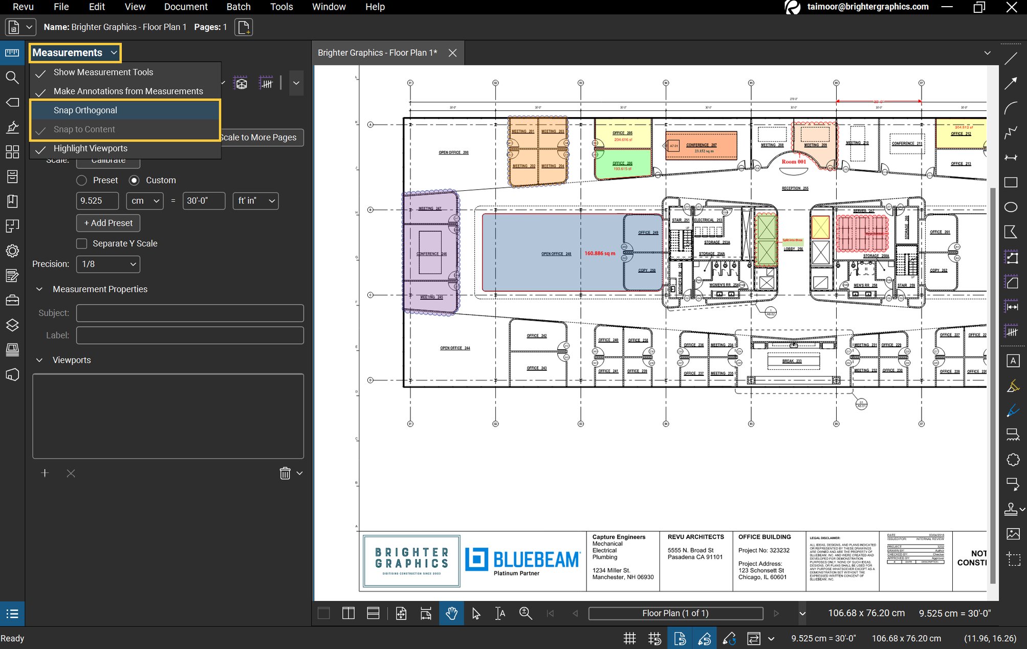 How to Use Snap Feature in Bluebeam Revu